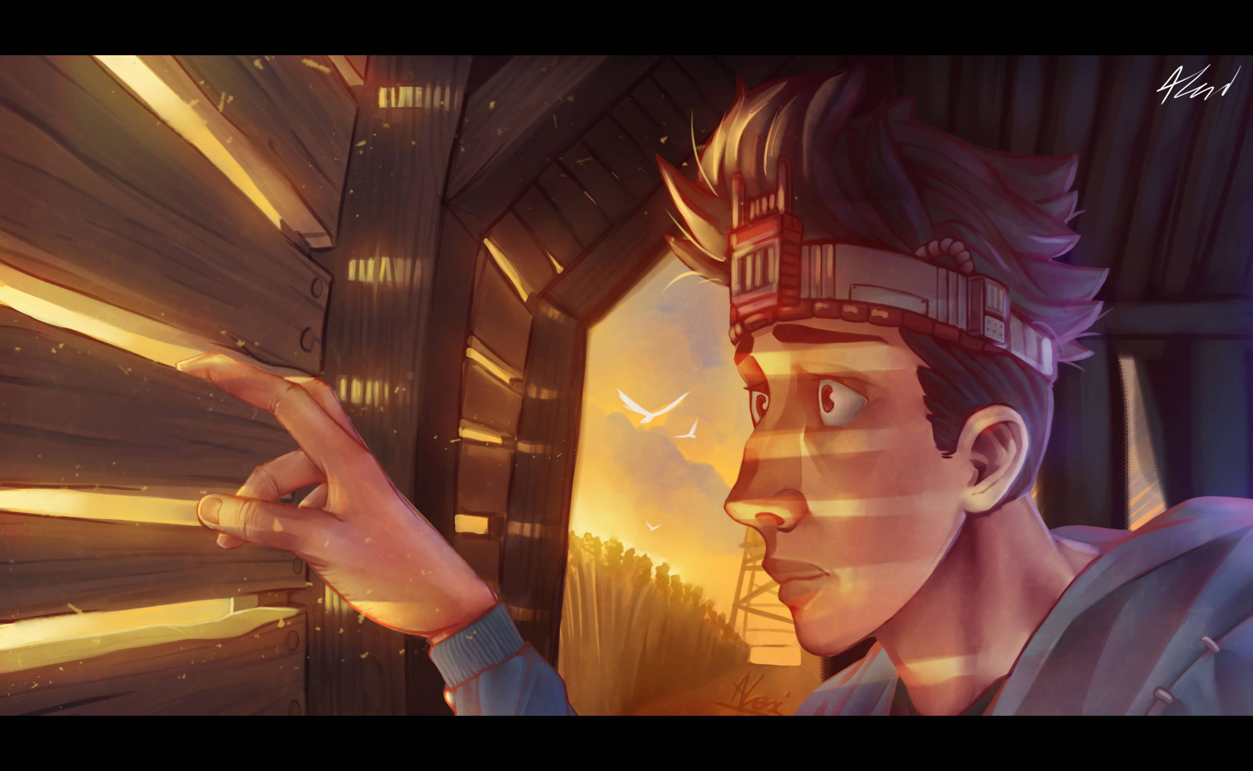 Light in a barn - Alexi Favini-Lenhof